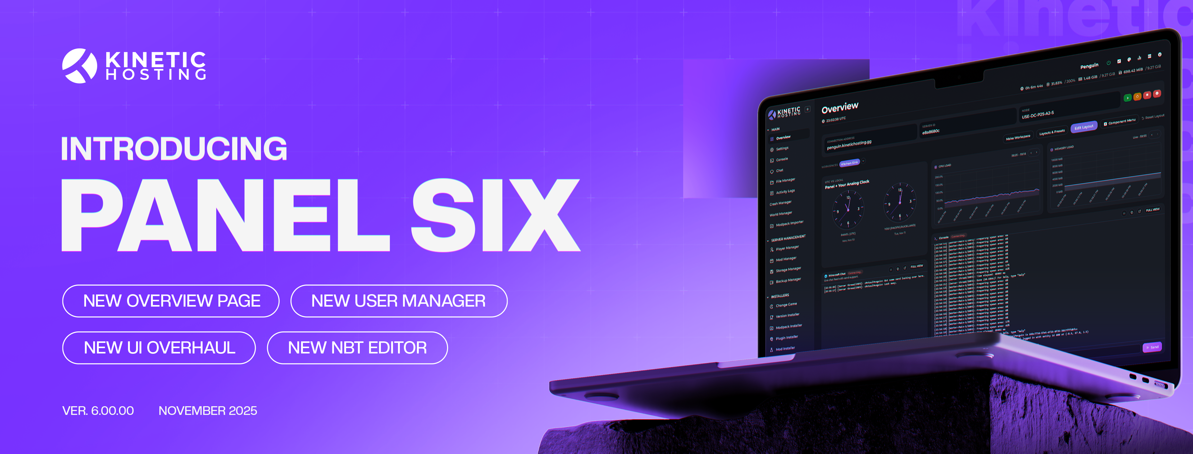 Kinetic Panel Update 6 - The UI Overhaul and Customisability Update | Blog